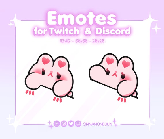 ANIMATED Bongo Bunny Excited Dance Emote Cute Kawaii - Etsy