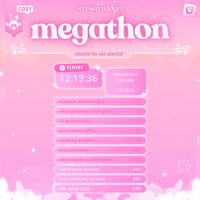 Subathon Goal Template - Etsy