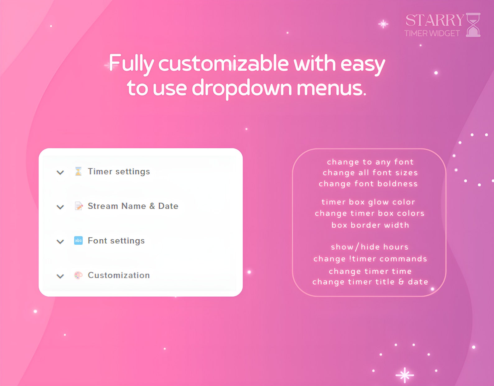 Pomodoro Timer Widget | Customizable Colors, Cute Chat, Elegant Theme ...