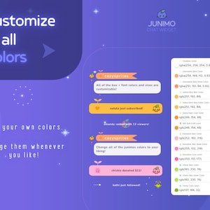 Pastel Stardew Chat Widget | Customizable Colors, Cute Chat | Colorful ...