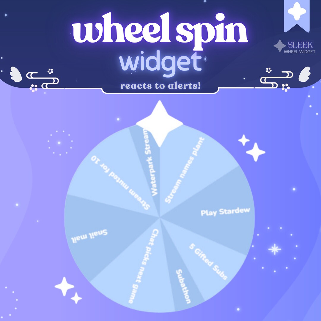 Wheel Spin Widget Roulette Spin Customizable Colors, Cute Chat ...