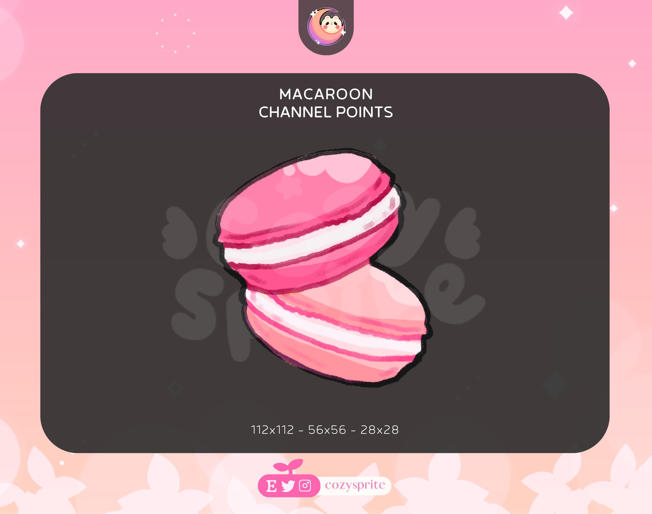 Macaroons Channel Point | Emote | Streaming | Cake | Pastry | Candy - Etsy