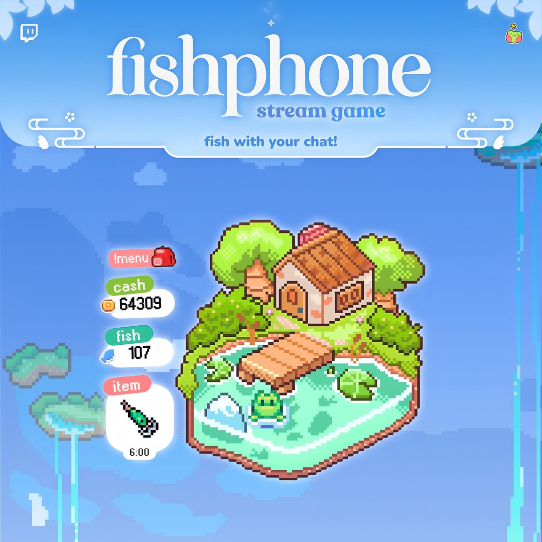 Stream Fishing Game Fishphone Catch Fish With Chat! - Etsy