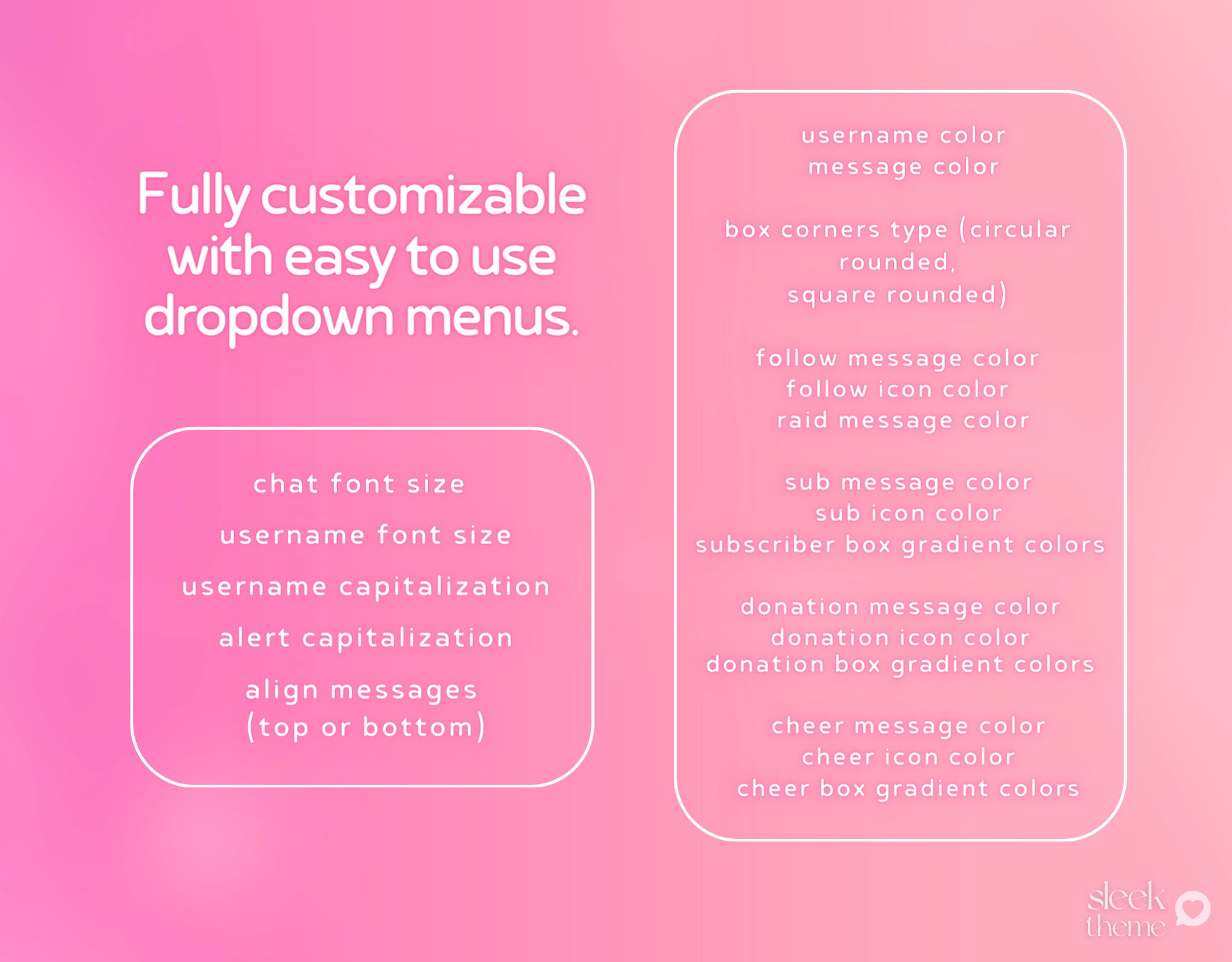 Sleek Chat Widget Customizable Colors, Cute Chat, Minimal Theme Pastel ...
