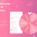 Wheel Spin Widget | Roulette Spin | Customizable Colors, Cute Chat ...