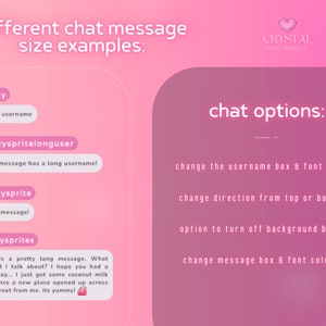 Crystal Chat Widget | Customizable Colors, Cute Chat, Elegant Theme ...