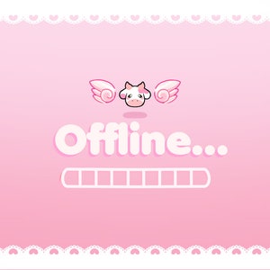 Pink Cow Overlay Pack | Animated Stream Overlay Pack | Twitch Youtube ...