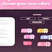 Counter Widget | Animated Counter | Customizable Colors, Subathon | Streamelements | Pastel Pink ...