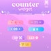 Crystal Chat Widget Customizable Colors, Cute Chat, Elegant Theme ...