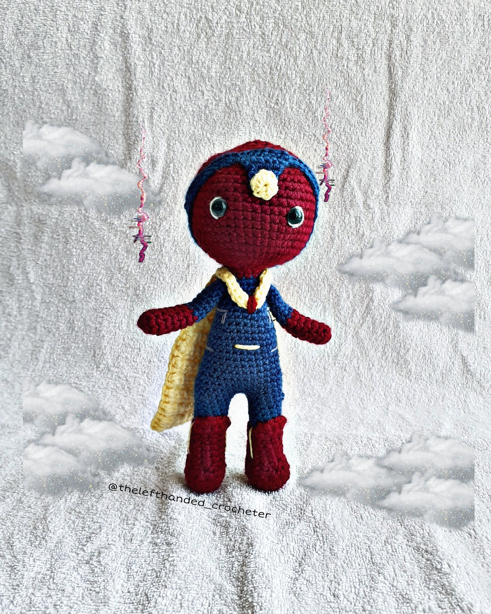 Crochet Vision Vision Marvel Amigurumi Vision Handmade - Etsy