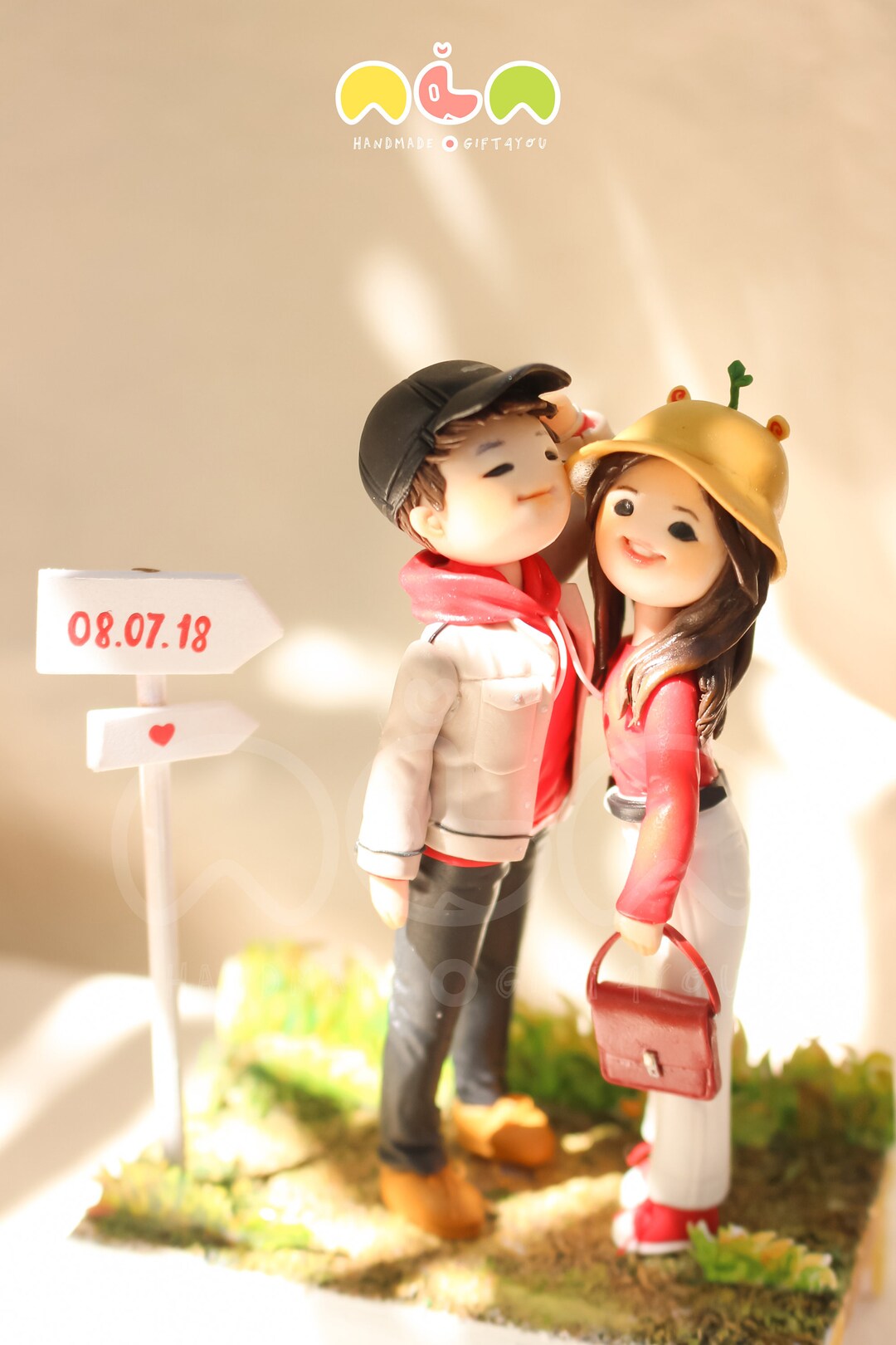 Handmade Custom Clay Figure, Personalized Chibi, Wedding Gift - Etsy