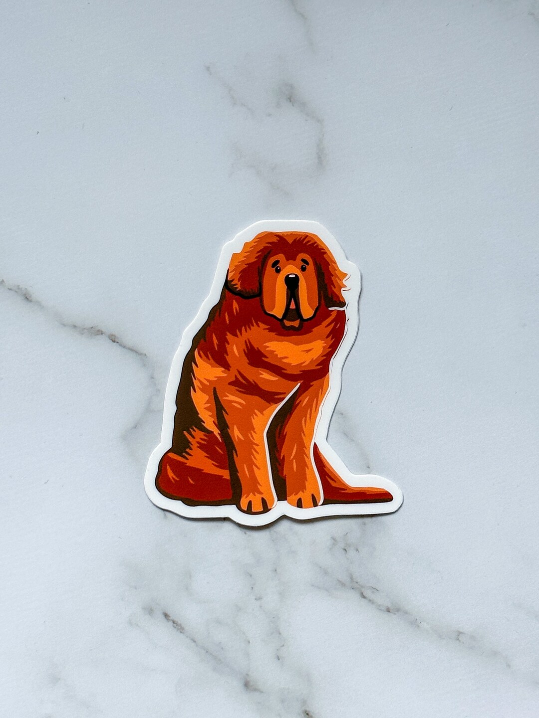 Tibetan Mastiff Sticker - Etsy
