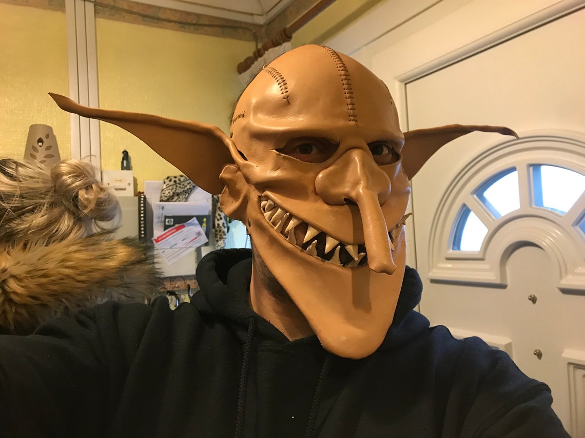 Goblin Leather Mask PATTERN - Etsy