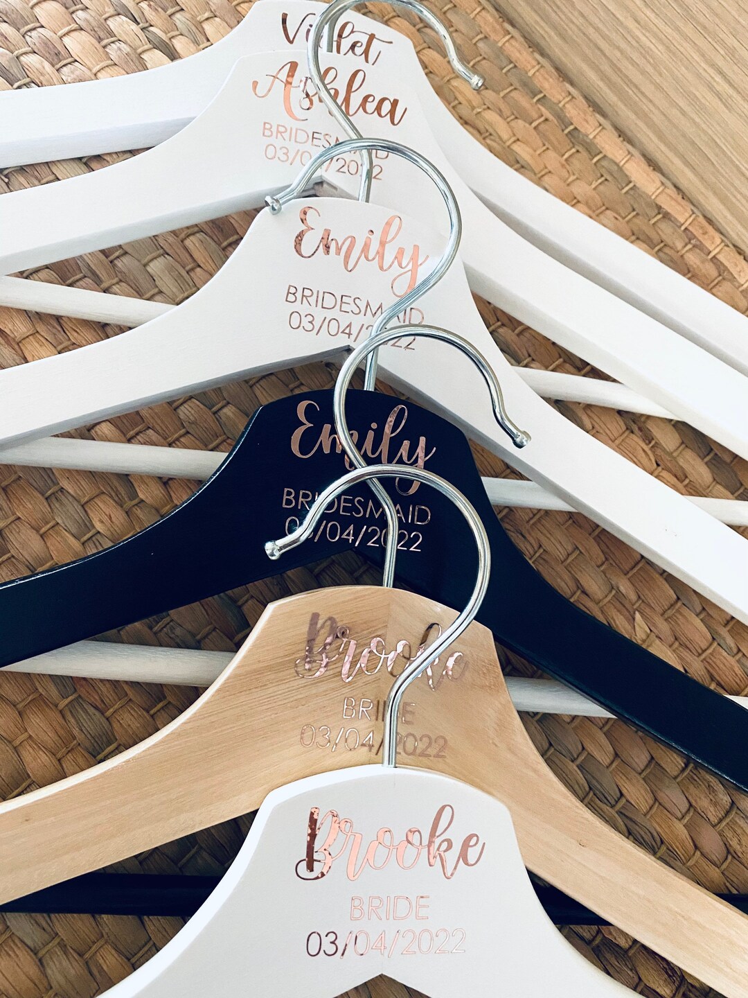 DECAL/STICKERS ONLY Personalised Wedding Coat Hangers coat - Etsy Australia