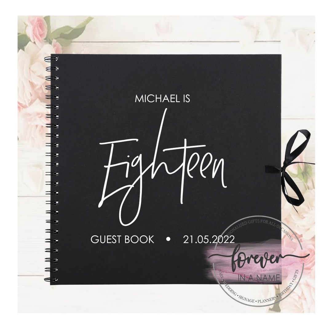 Birthday Guest Book, 21st Guest Book, 30th, 40th, 50th, Any Year ...