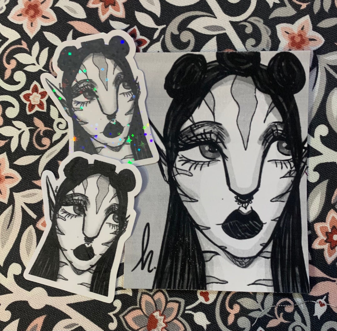 Avatar Navi Art Piece Stickers and Print Bundle Avatar Stickers Prints ...