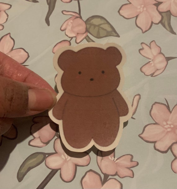 Pudgy Bear Sticker Sticker Cute Stickers Stickers Cute - Etsy