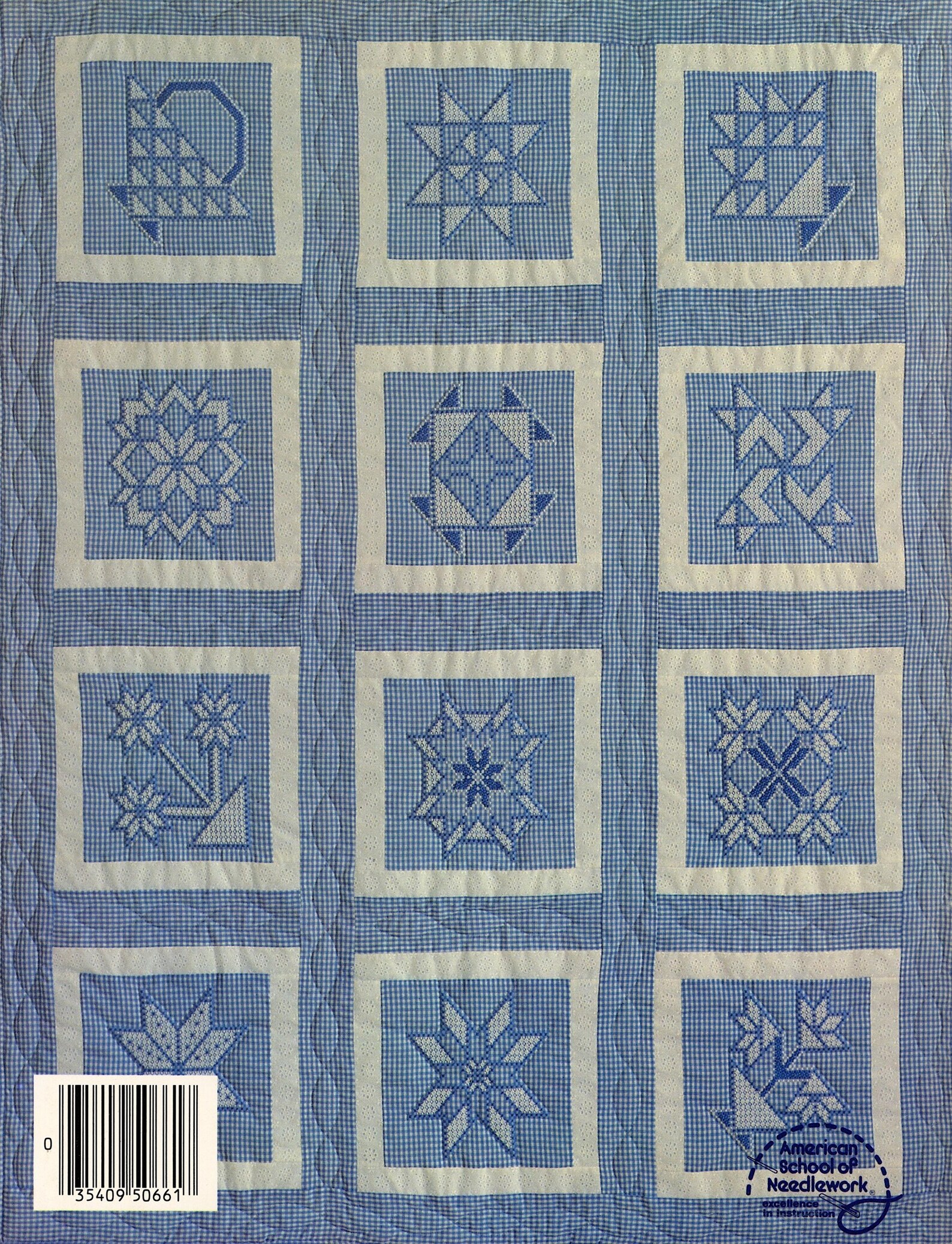 1983 the How to Chicken Scratch Quilt Needlepoint Charts RARE Gingham ...