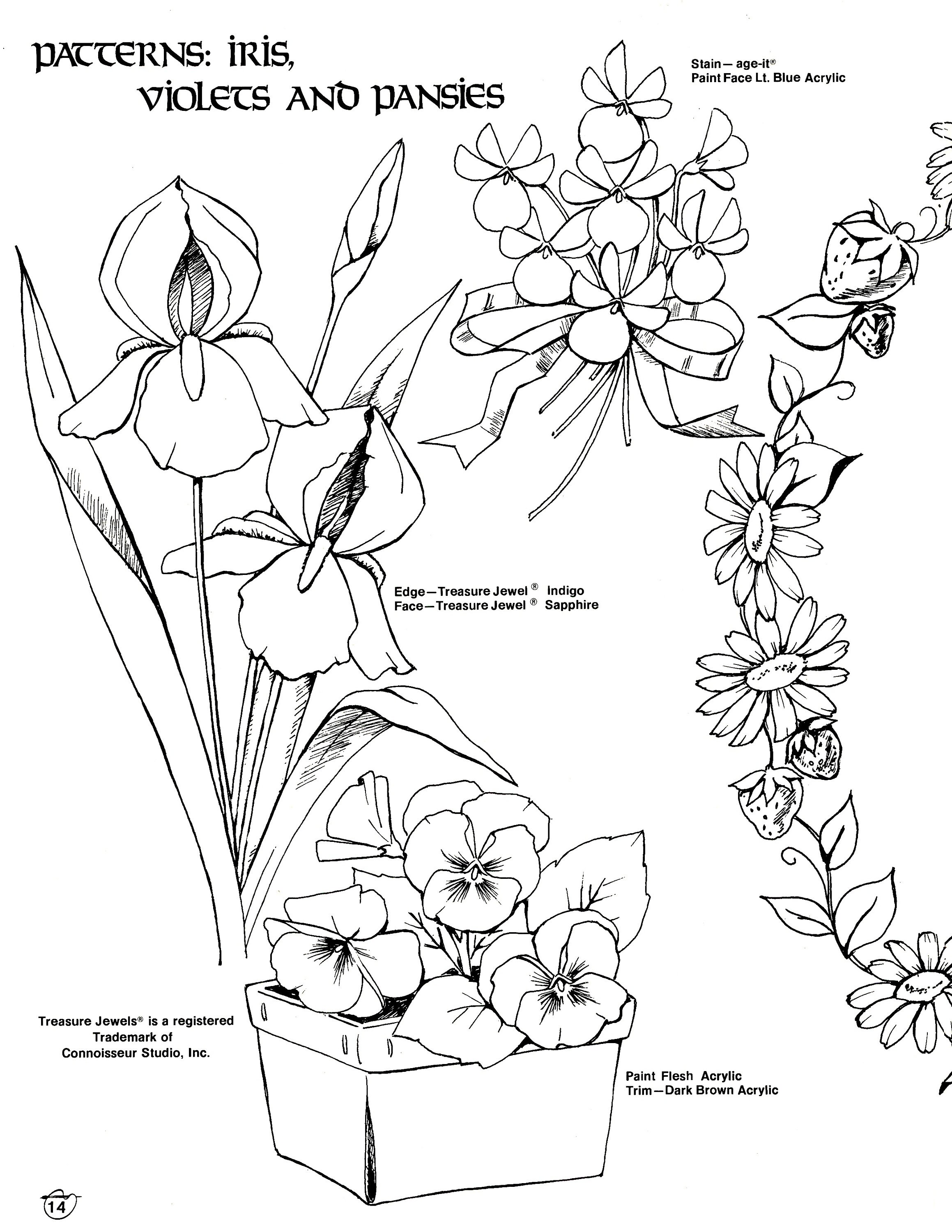 1975 Color Placement Painting DIY 1970s Decor Instant Download - Etsy