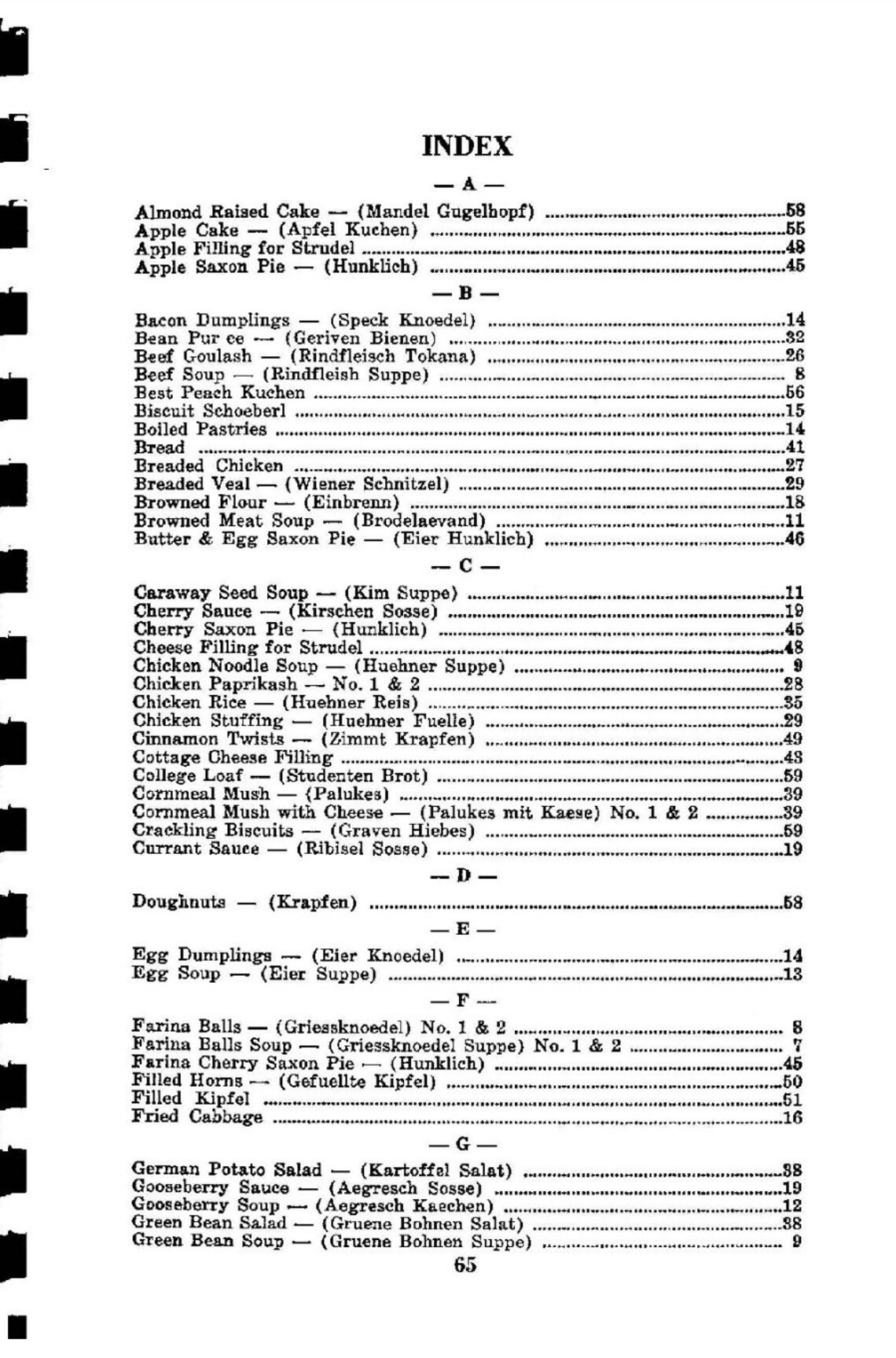 1955 Mariechen's Saxon Cook Book 133 Transylvania Recipes Instant ...