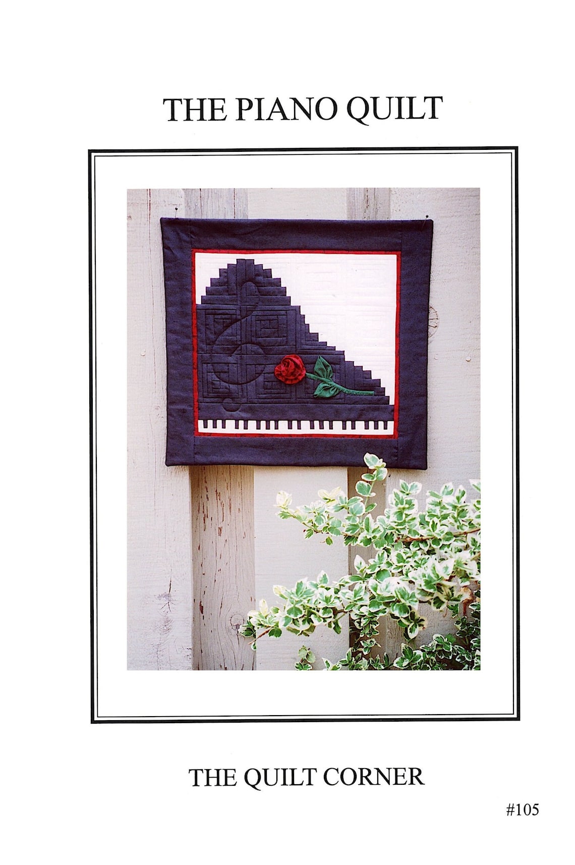 1996 the Piano Quilt Pattern Wallhanging Quilt in A Day Design Instant ...