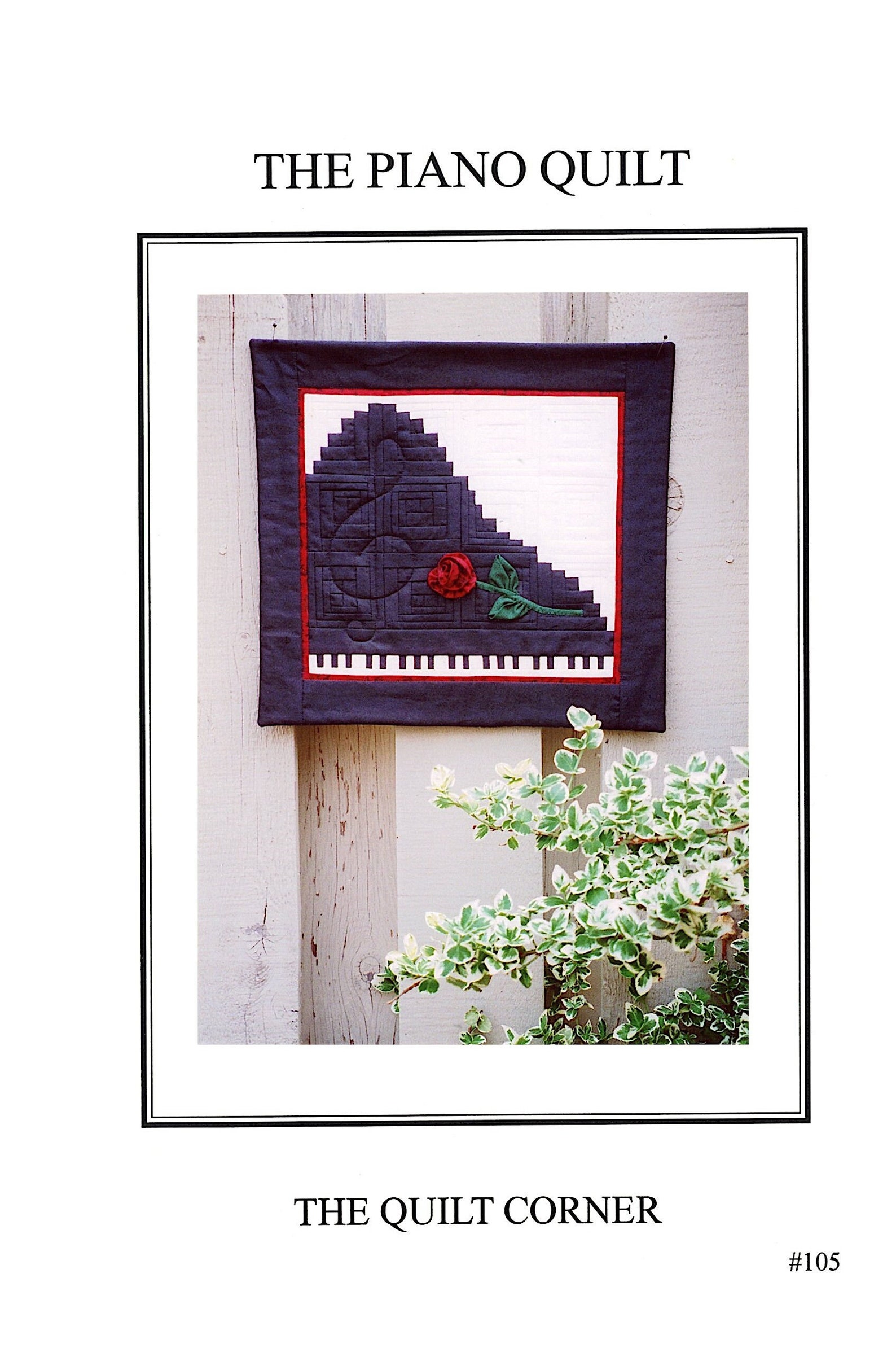 1996 the Piano Quilt Pattern Wallhanging Quilt in A Day Design Instant ...
