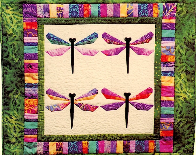 Dragonfly Quilt - Etsy