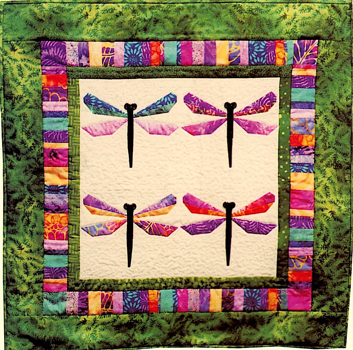 Dragonfly Stencil Quilt