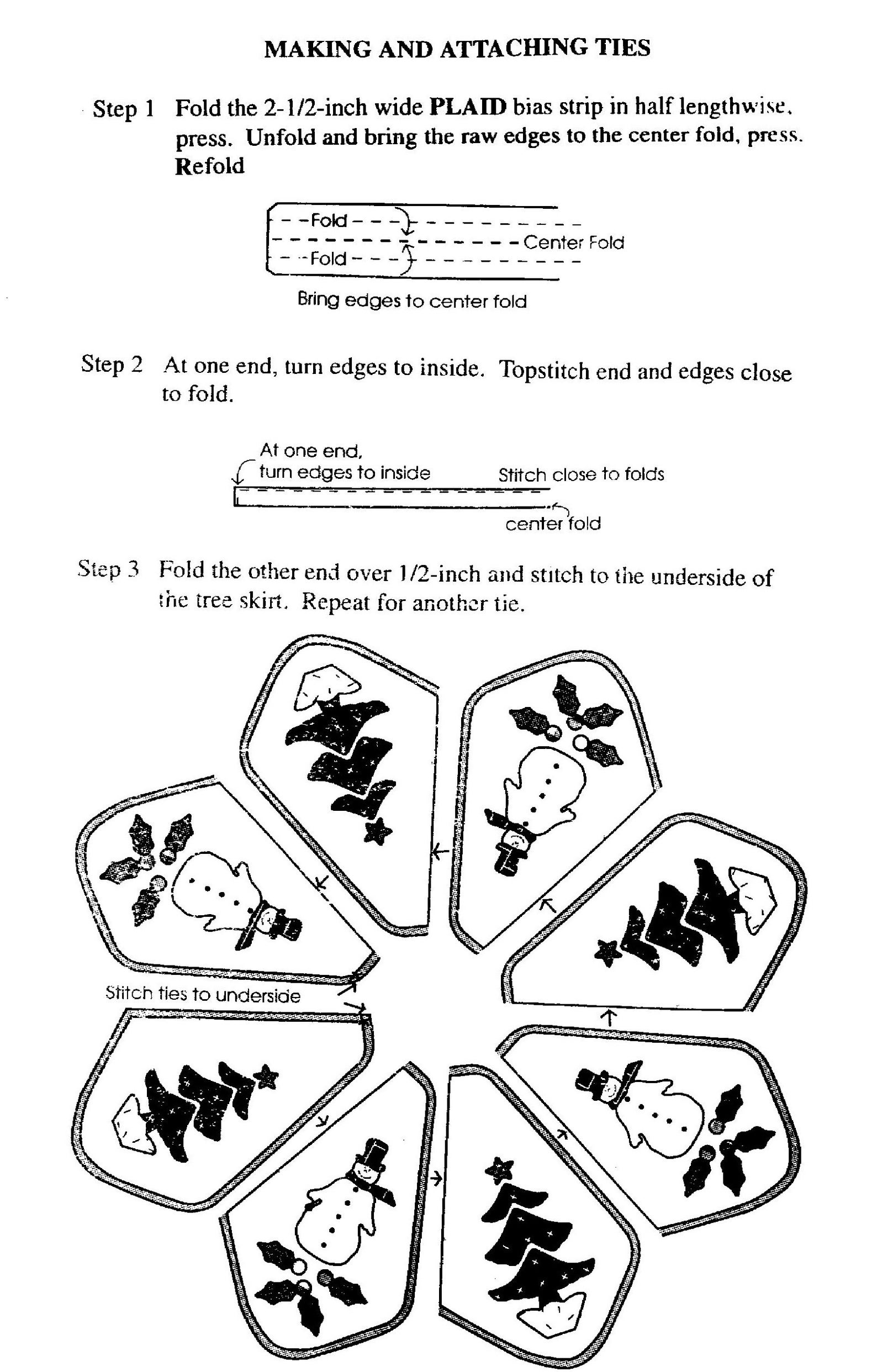 Thimbleberries Winter Wonderland Tree Skirt Snowman Appliqué Quilt E ...