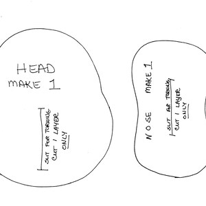 1997 Moona Lisa Cow Rag Doll Pattern Doll Clothes Instant Download ...