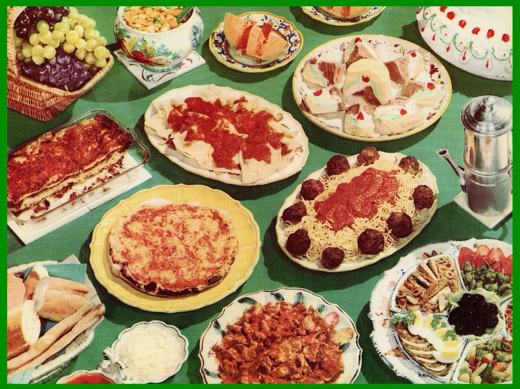 1955 the Italian Cook Book Culinary Arts Institute Instant - Etsy