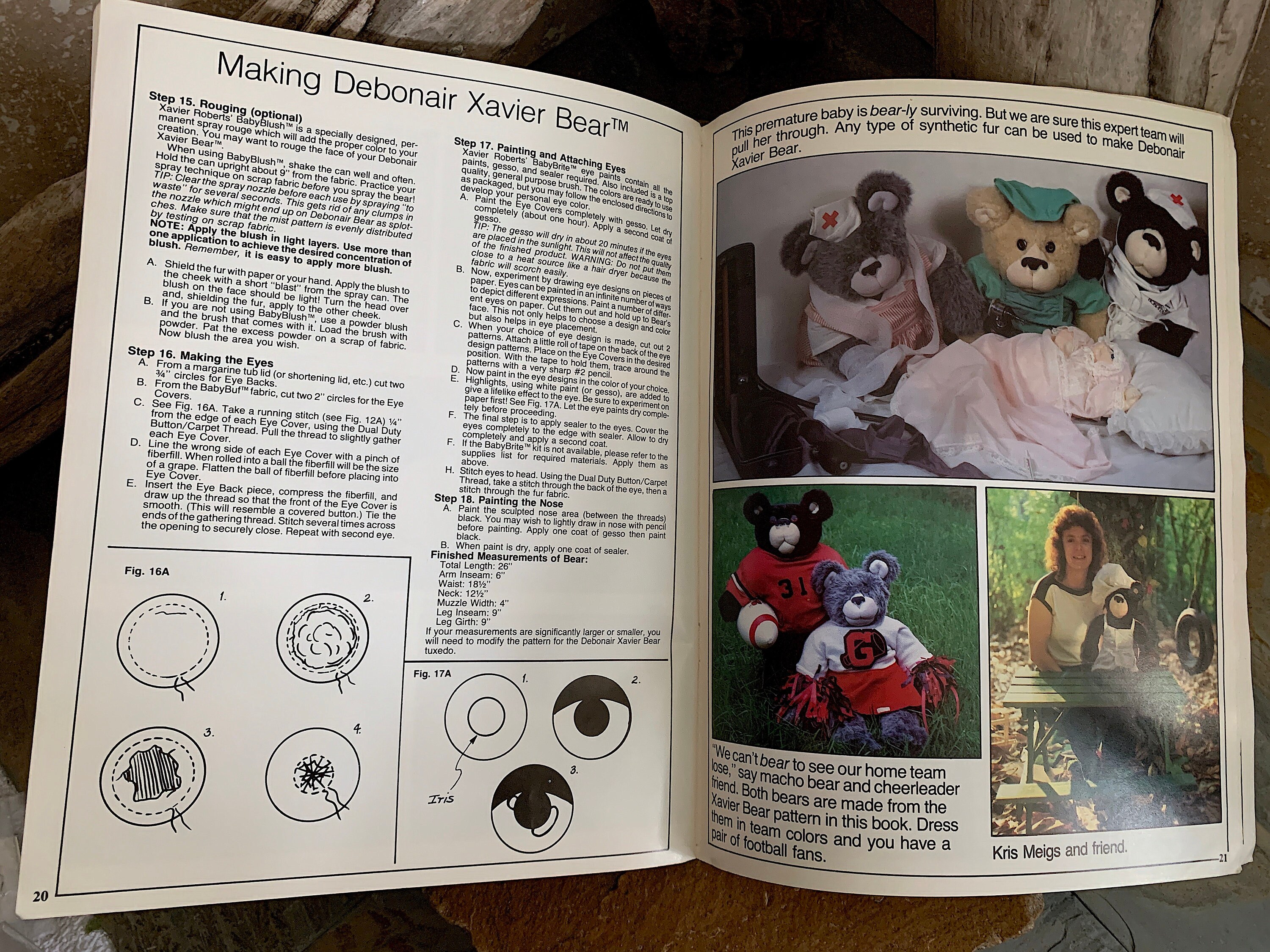 Doll And Model Making Debonair Xavier Bear By Xavier Roberts Vintage 9325