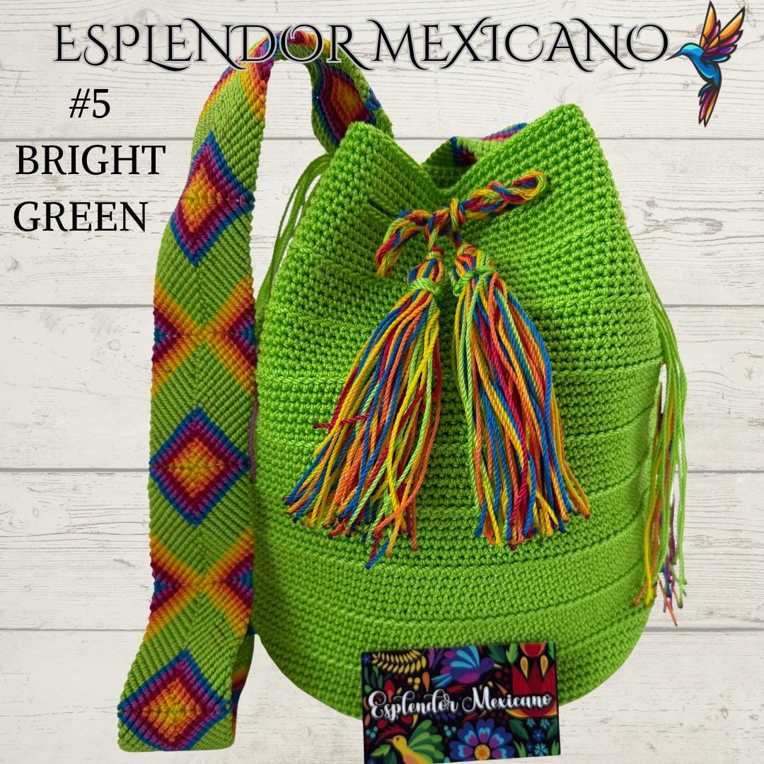 Mexican Handmade Crossbody Tote Bag / Mexican Artisanal Purse / Boho ...
