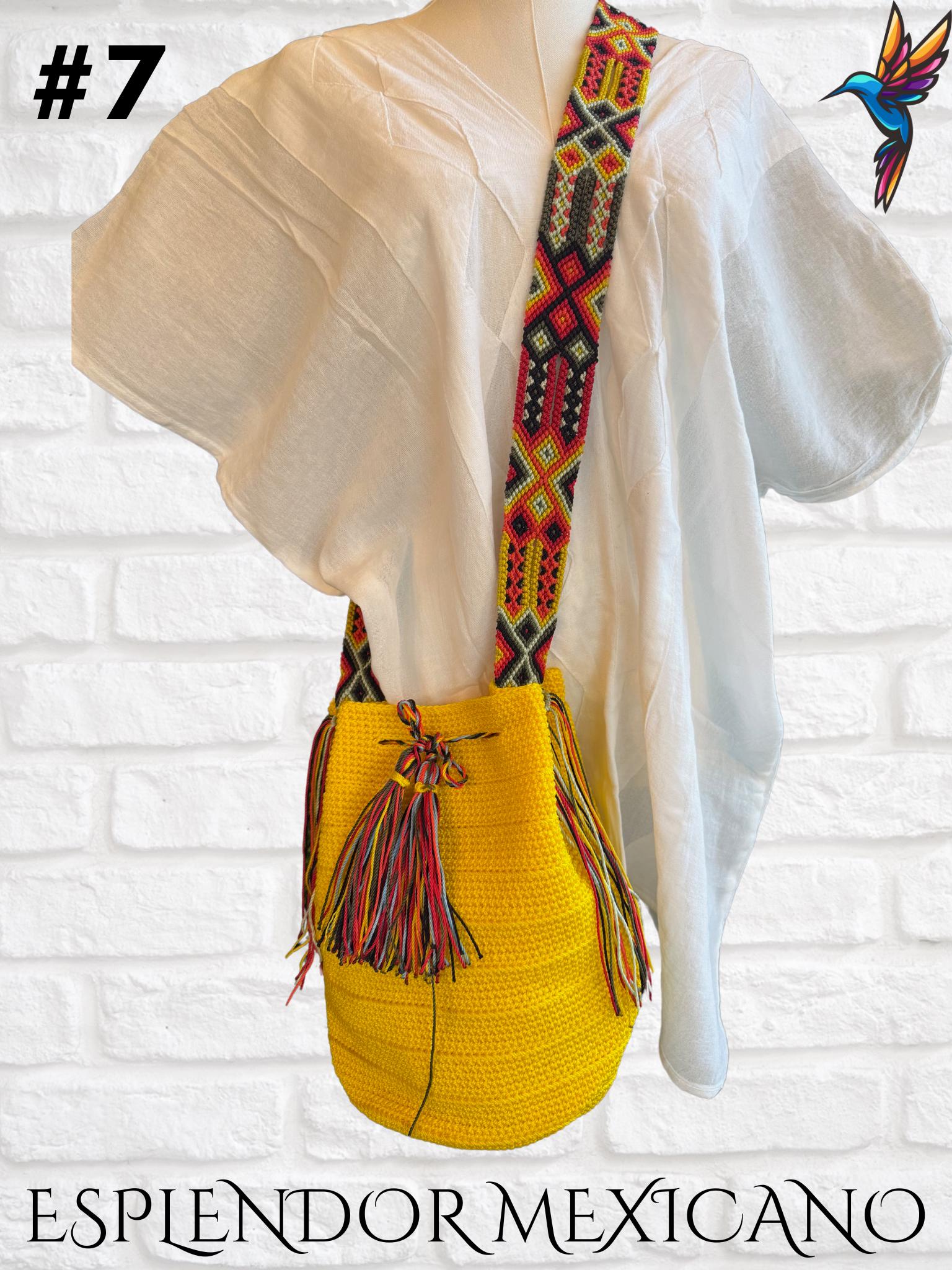 Mexican Handmade Crossbody Tote Bag / Mexican Artisanal Purse / Boho ...