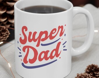 Super Dad Coffee Mug | Etsy