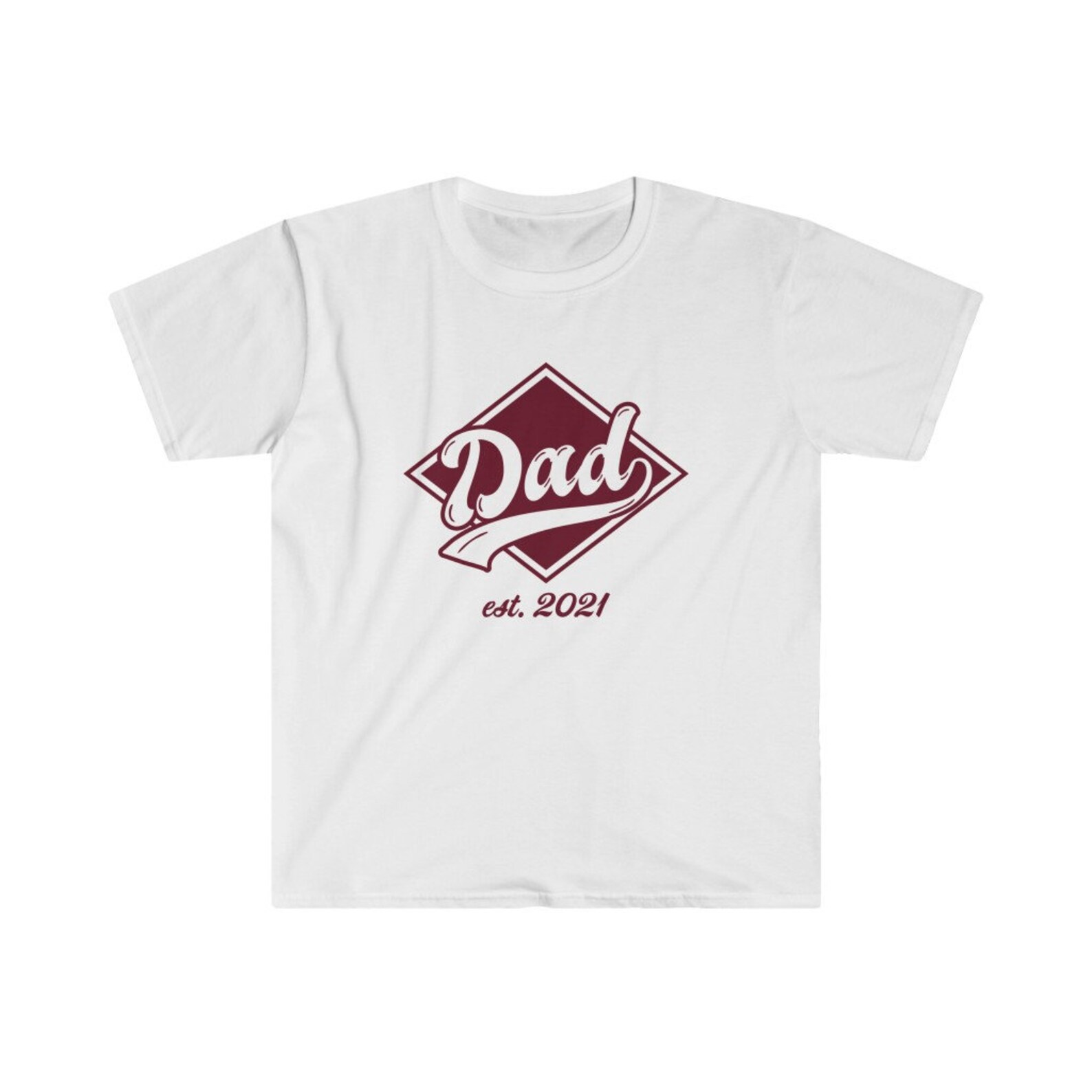 Retro Dad Est 2021 Shirt New Dad 2021 Father To Be 2021 Etsy