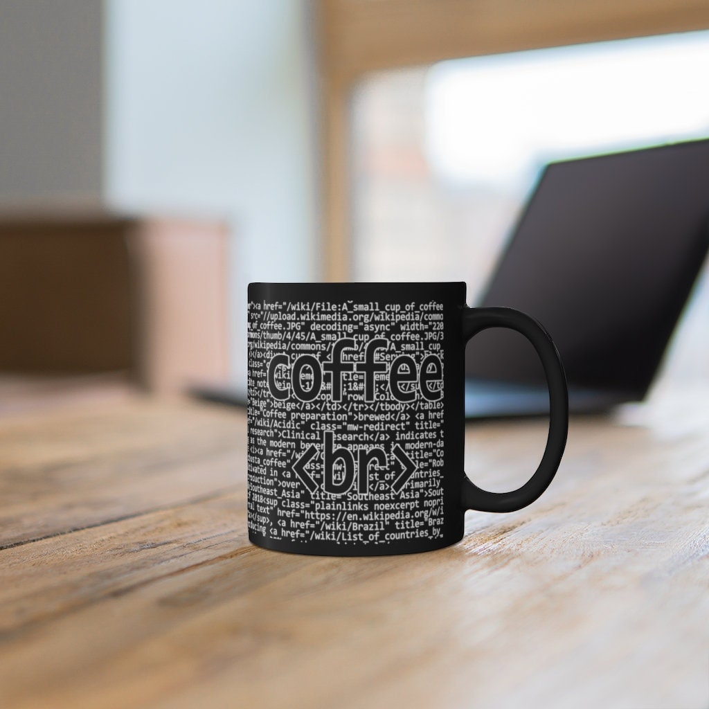 HTML Mug Coffee Break HTML Mug Coffee br Mug | Etsy