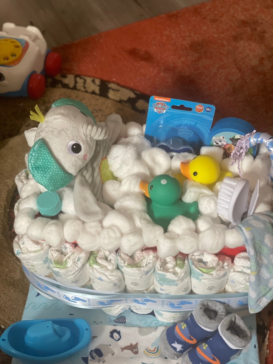 Rubber Ducky Bath Time Diaper Cake - Etsy