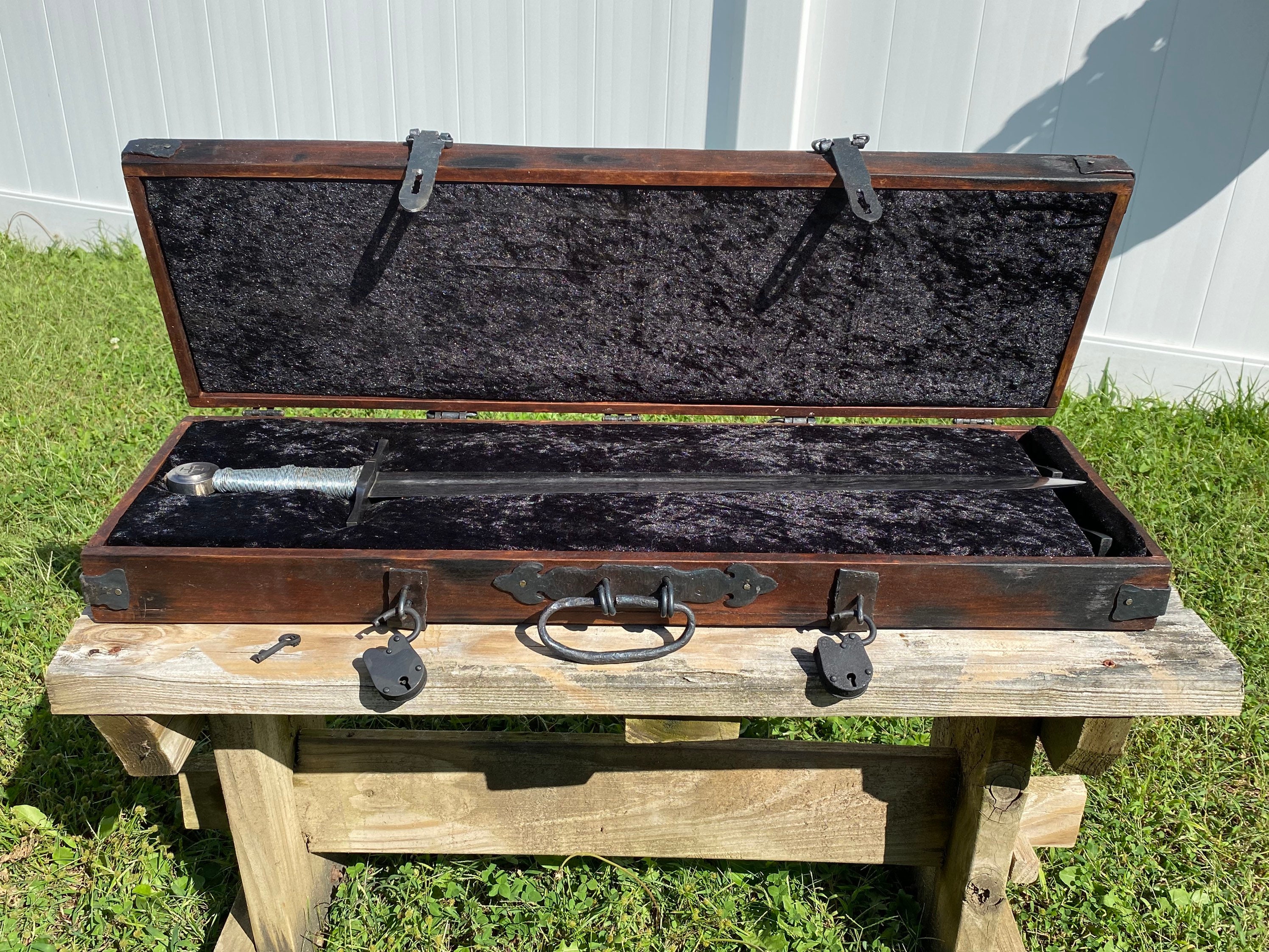 Medieval Sword Box Carrying Case - Etsy