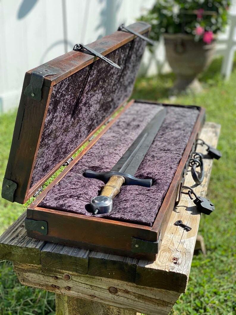 Medieval Sword Box Carrying Case - Etsy