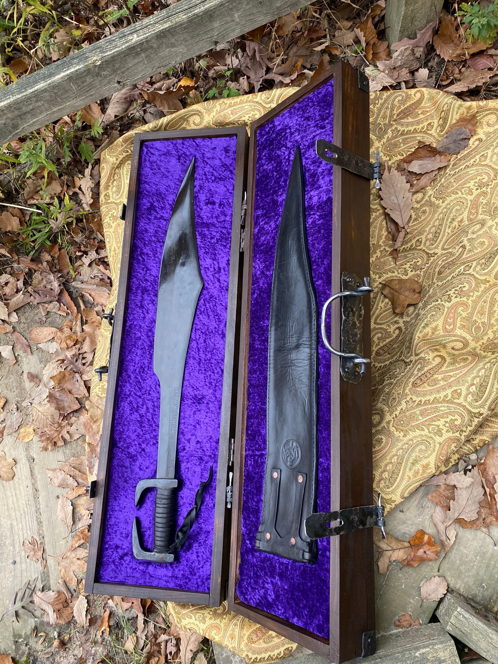 Medieval Sword Box Carrying Case - Etsy