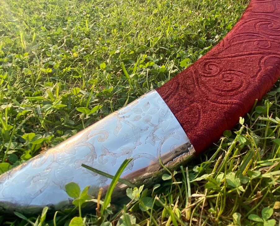 Talwar / Tulwar Hand Forged in Fire Hand Hammered 80crv2 Steel Full ...