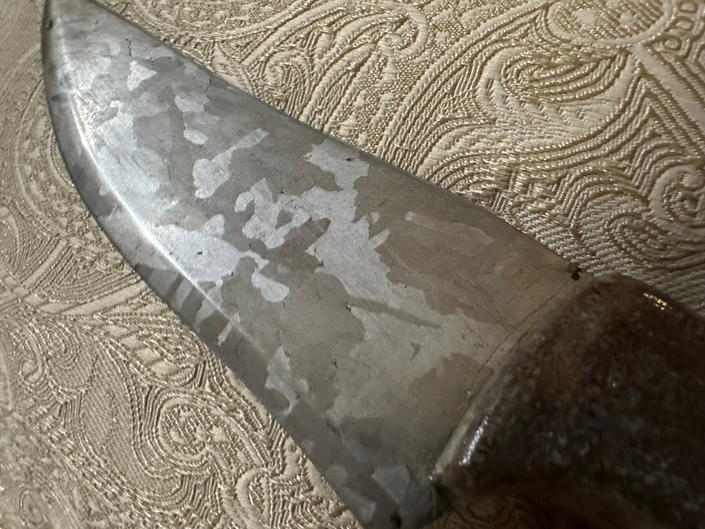 Meteorite Knife LARGE With Dinosaur Bone Handle Very Rare - Etsy
