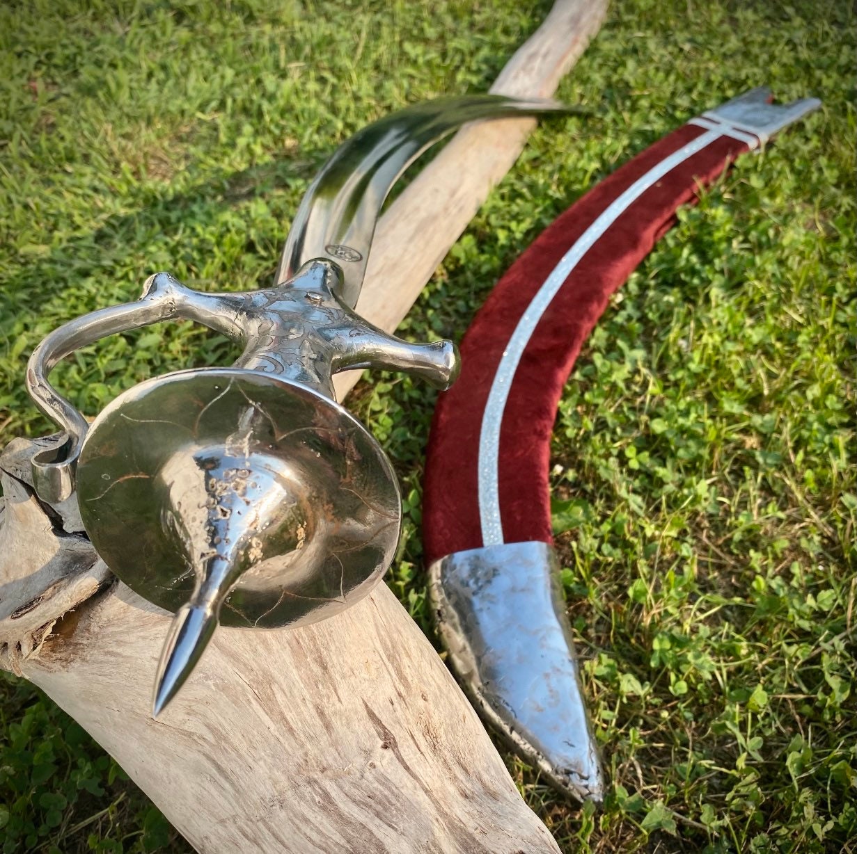 Talwar / Tulwar Hand Forged in Fire Hand Hammered 80crv2 Steel Full ...