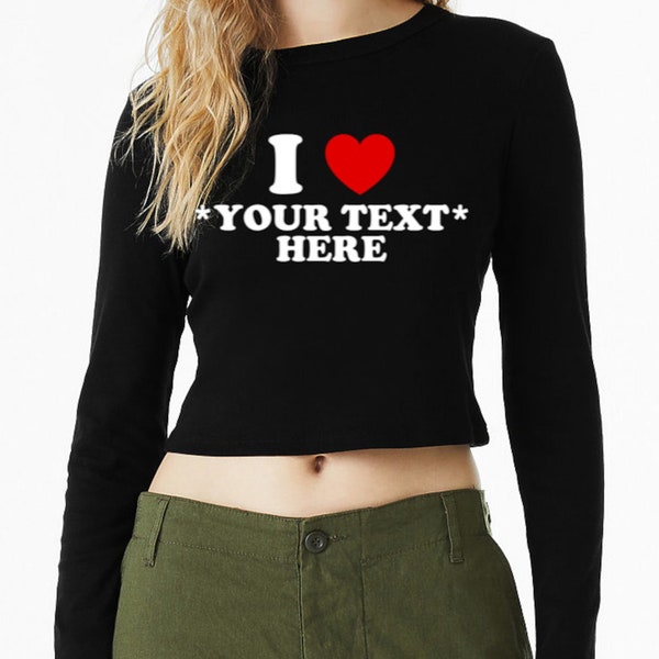 Love Crop Top - Etsy