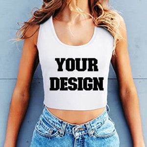 Custom Shirt • Custom Crop Top • Custom Racerback Tank Top • Gift ...