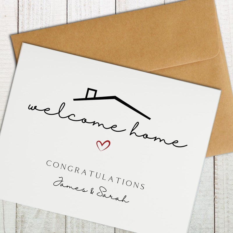 Welcome Home Card - Etsy