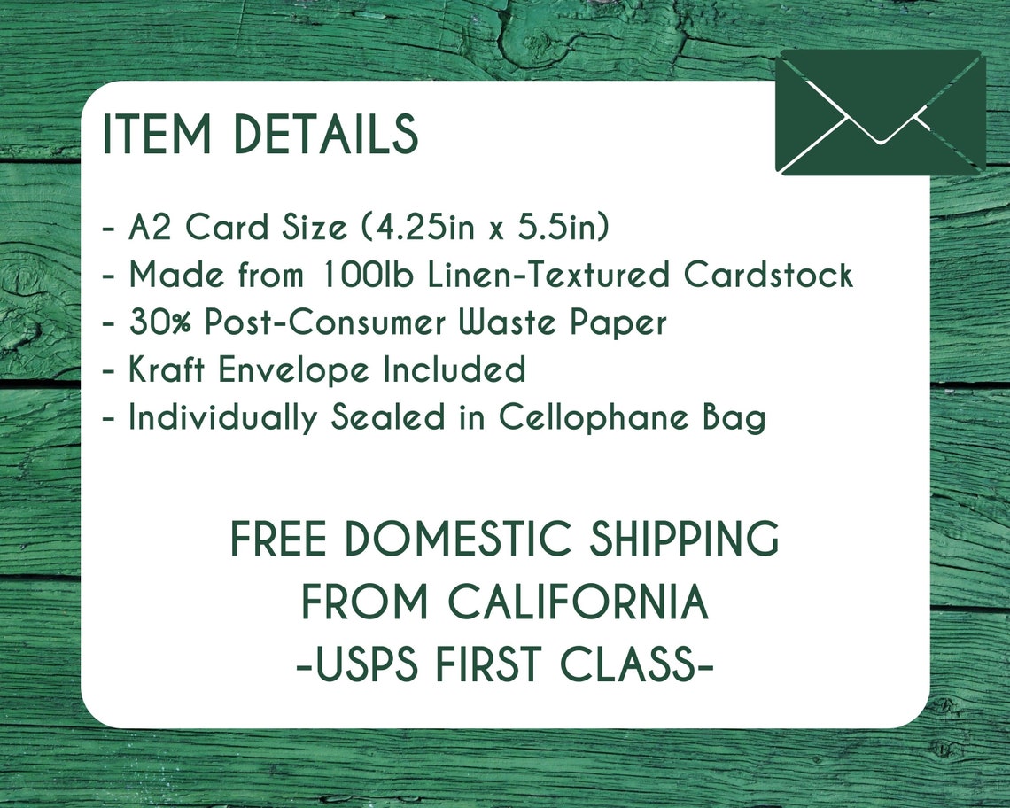 Good Friend Four Leaf Clover Card St Patricks Day Card Card | Etsy