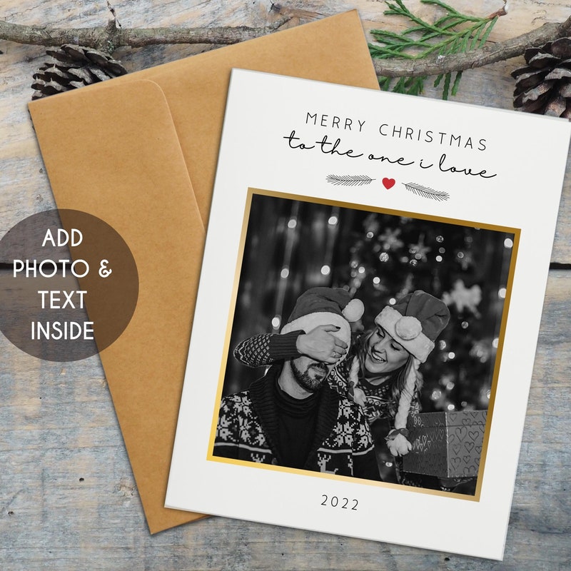 Love Christmas Card - Etsy