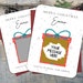 Personalized Surprise Christmas Scratch to Reveal Card, Custom ...